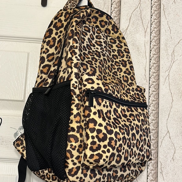 Bags | Animal Print Backpack | Poshmark